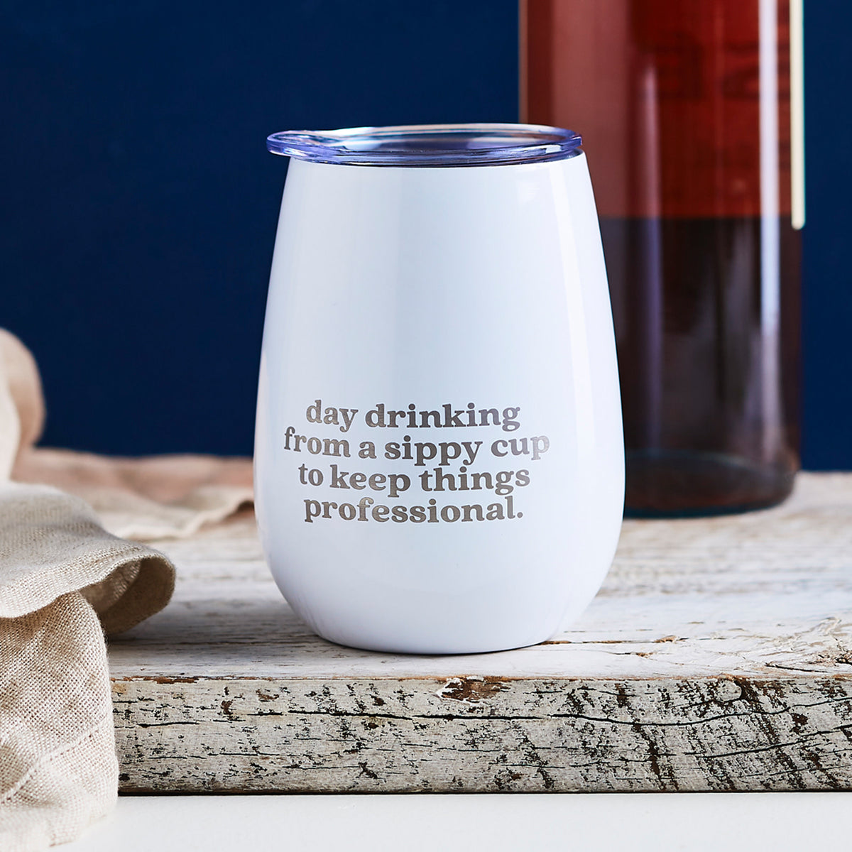 Day Drinking Wine Sipper Keep Cup 300ml | Personalised Gift ...