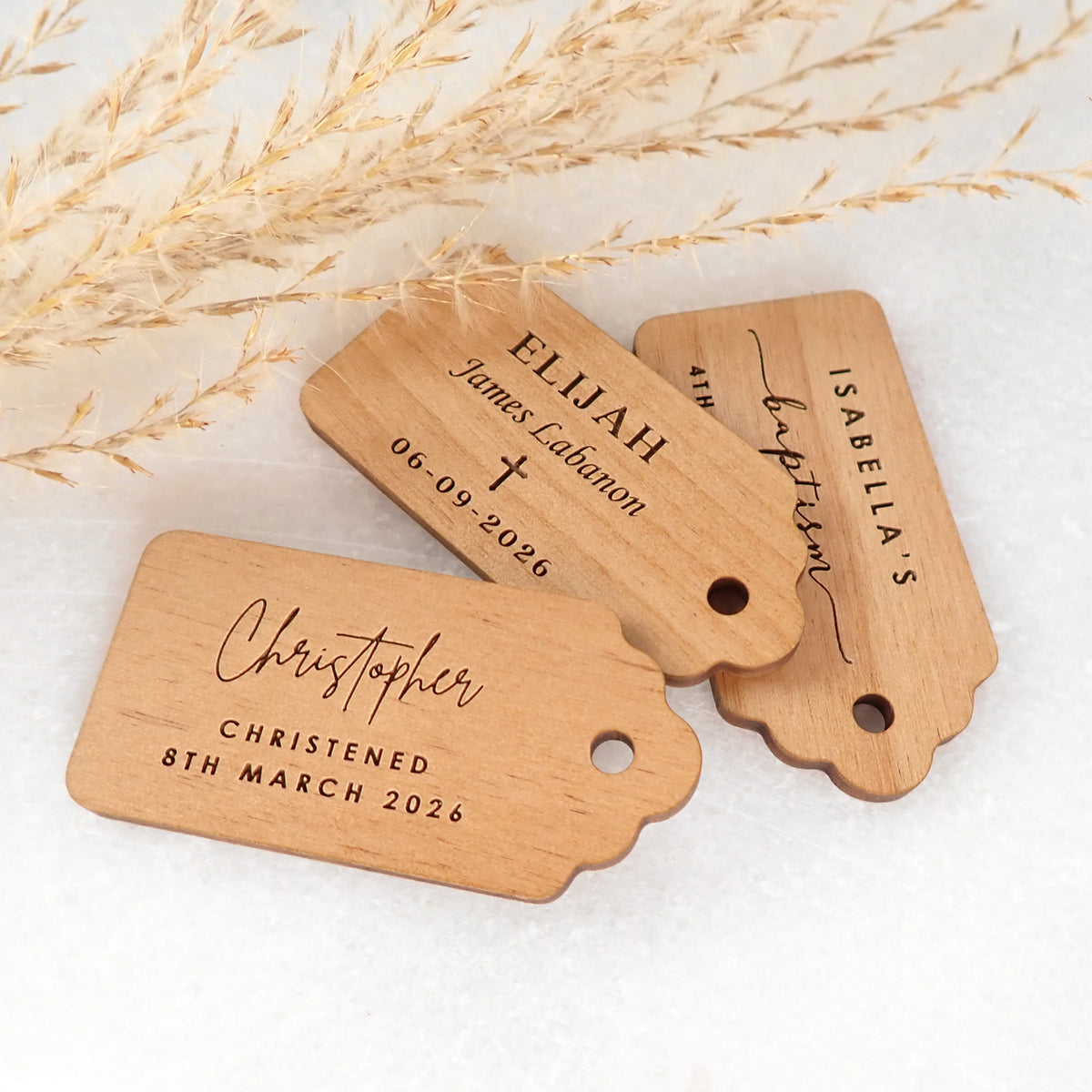 Baptism Christening Favor Tags 30pcs Baptism Hang Tags For Souvenirs
