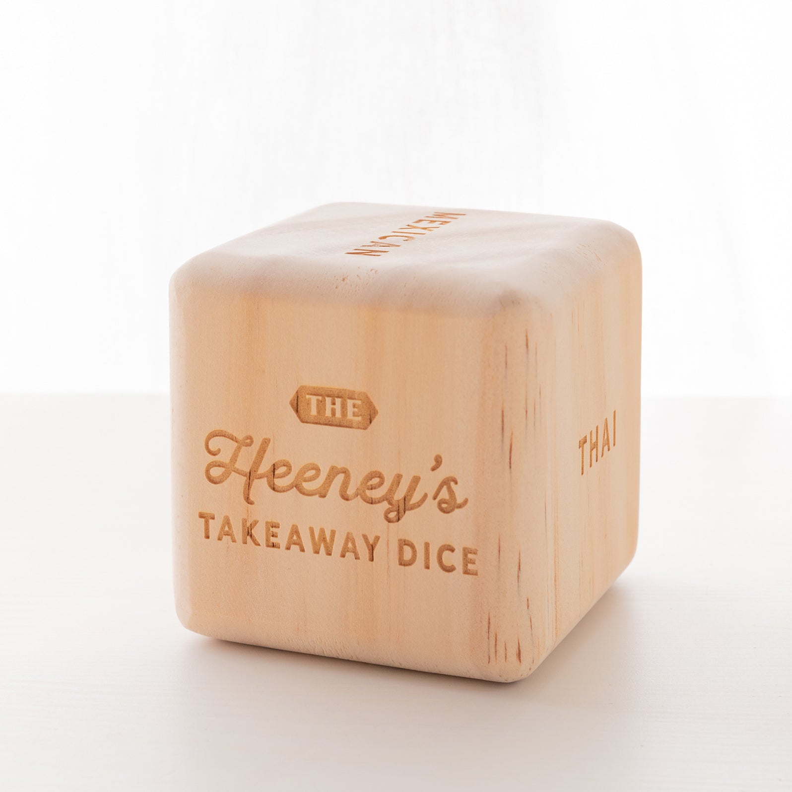 Engraved Wooden Takeaway Dinner Dice | Unique Novelty Gift ...