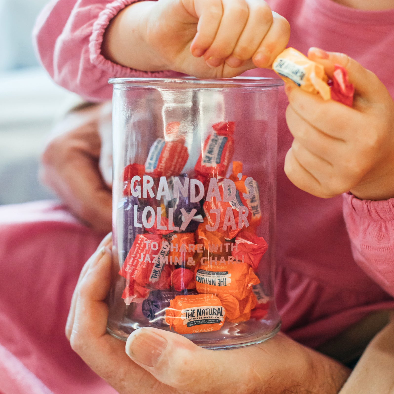 Personalised Lolly Jar 650ml | Unique Father's Day Gift – Personalised ...