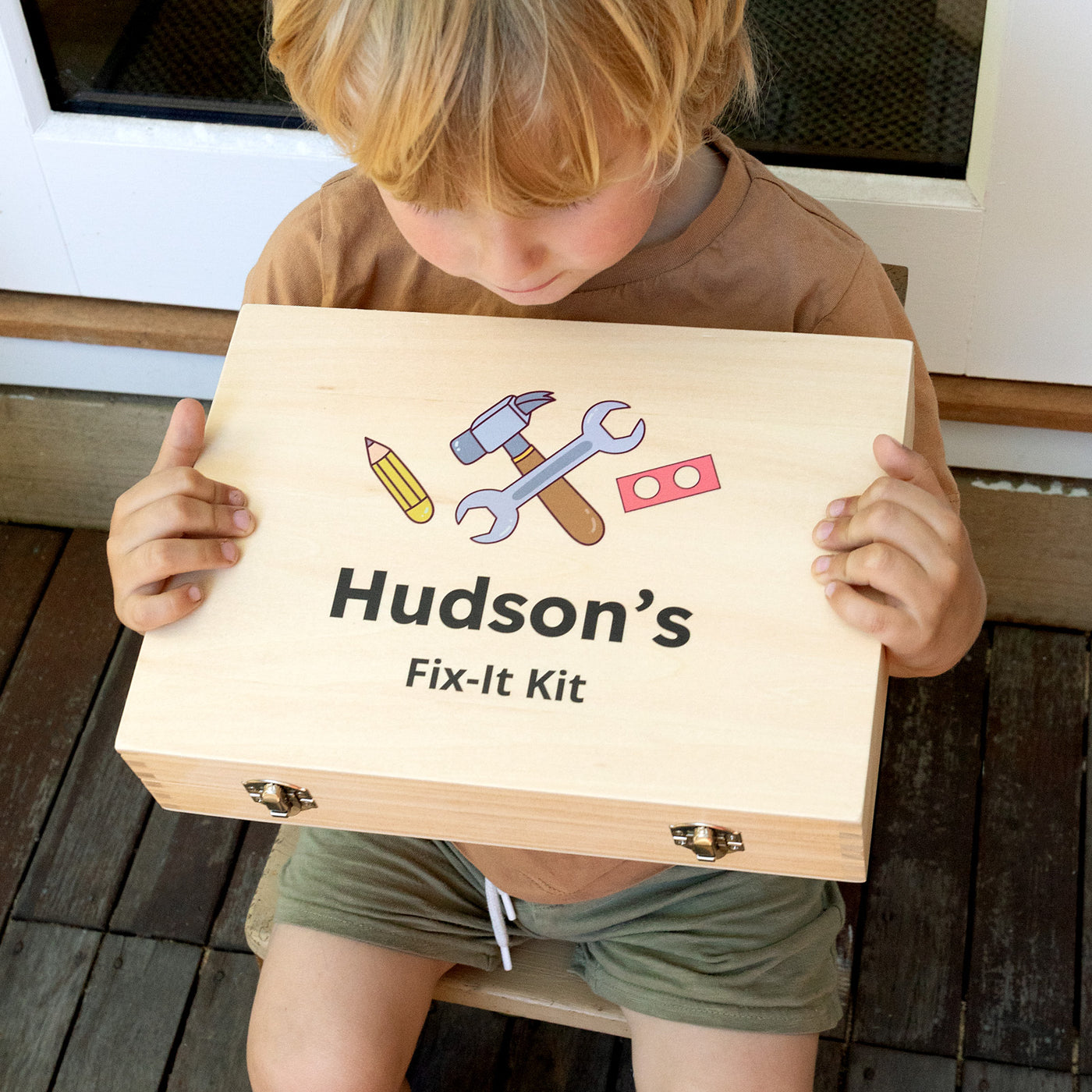 Personalised Kids Wooden Tool Set | Personalised Favours – Personalised ...