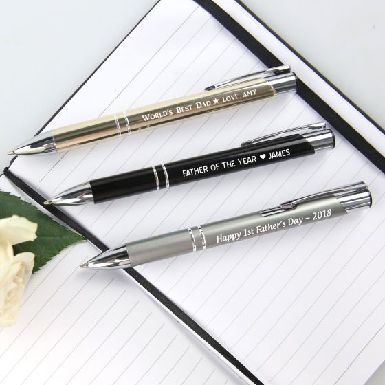 Premium Engraved Father's Day Pens | Personalised Favours