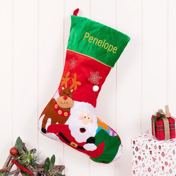 Personalised Christmas Santa Stocking | Personalised Favours ...