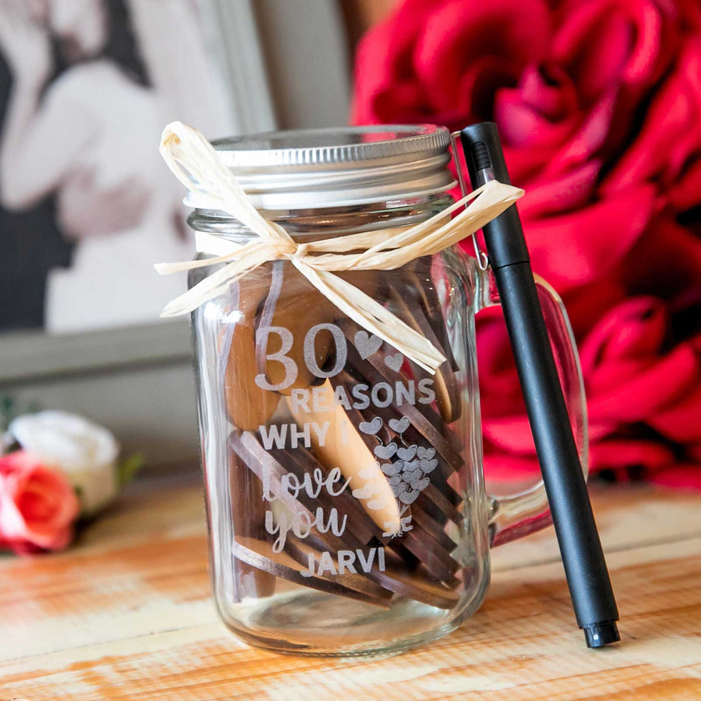Reasons Why I Love You Jar DIY Reasons Why I Love You Mason Jar