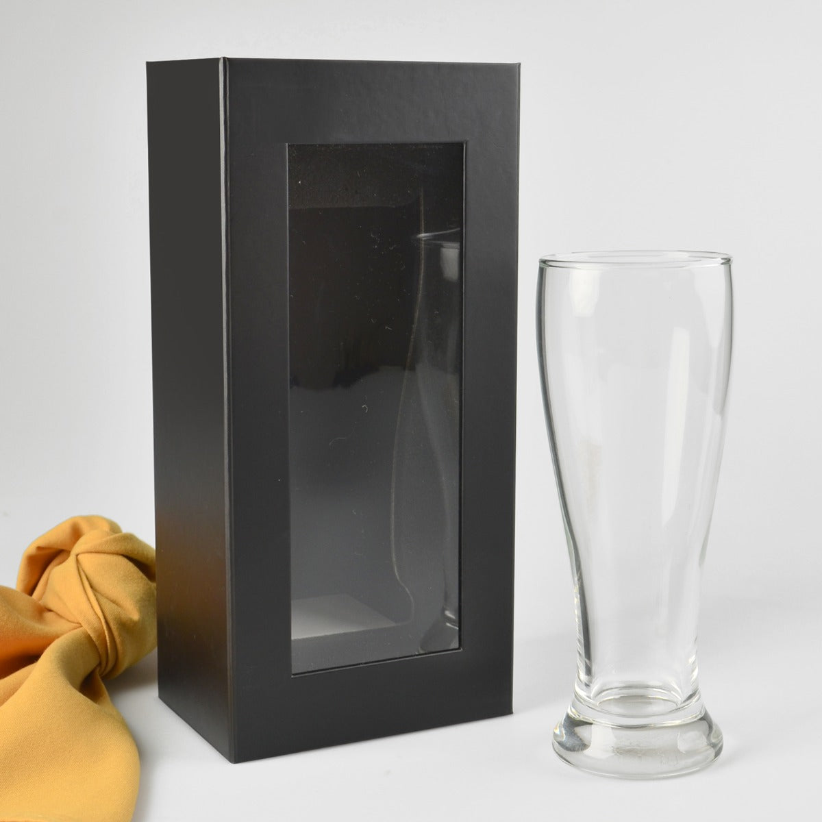 Black Beer Glass Magnetic Presentation Gift Box | Personalised Favours ...