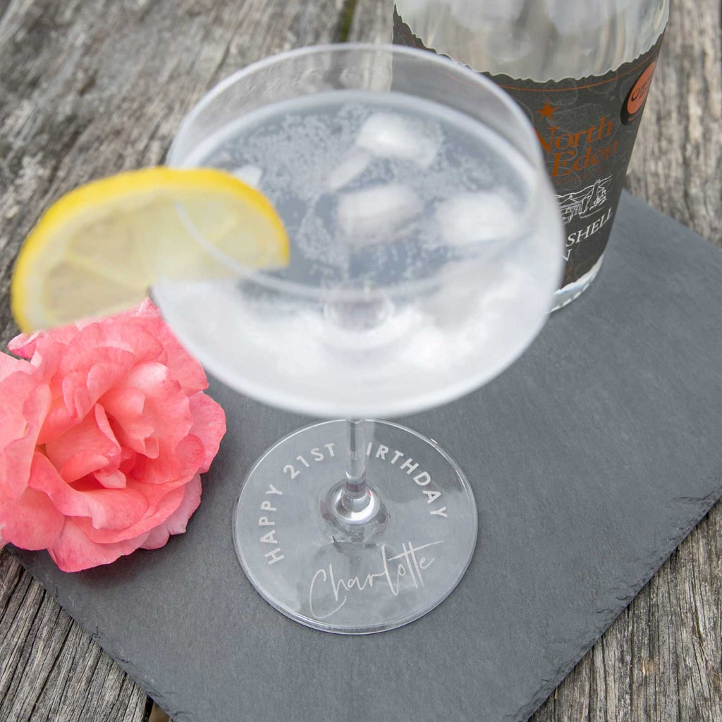 Stylish Personalised Cocktail & Gin Glasses for the Modern Man ...