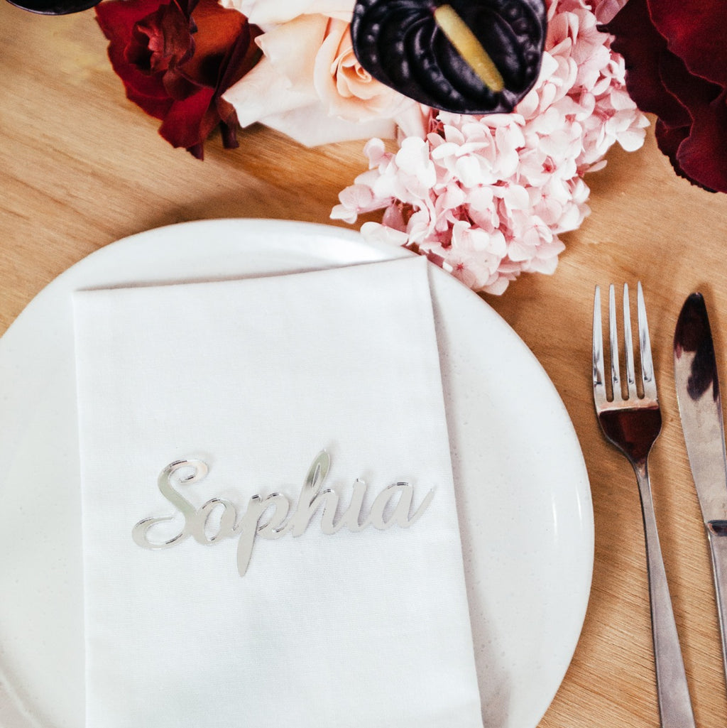 Personalised Place Cards that Double as Keepsakes | Personalised Favours