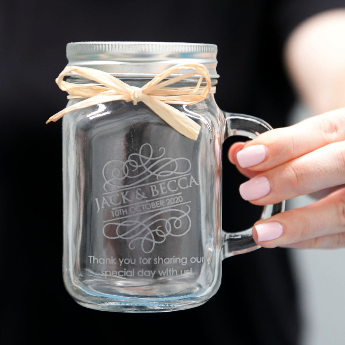Elegant Wedding Glassware Favours with a Personal Touch | Personalised ...