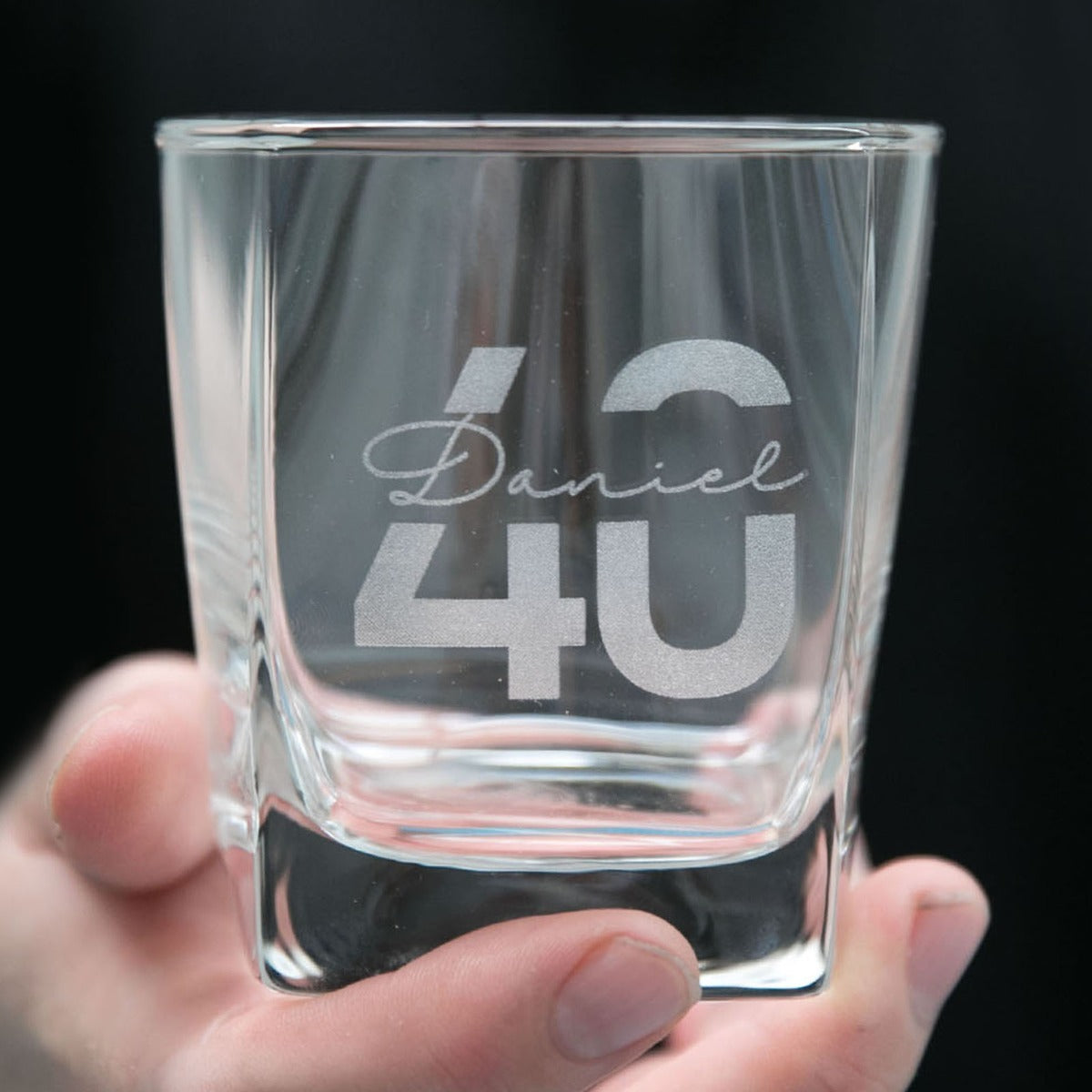 Engraved Birthday Milestone Scotch Glass | Personalised Favours ...