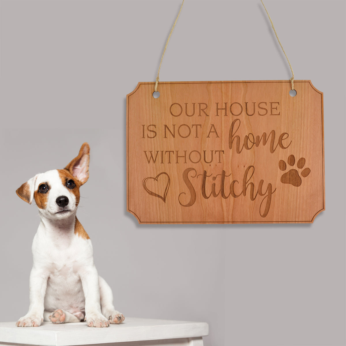 Engraved Wooden Pet Sign for your Home | Personalise Favours ...
